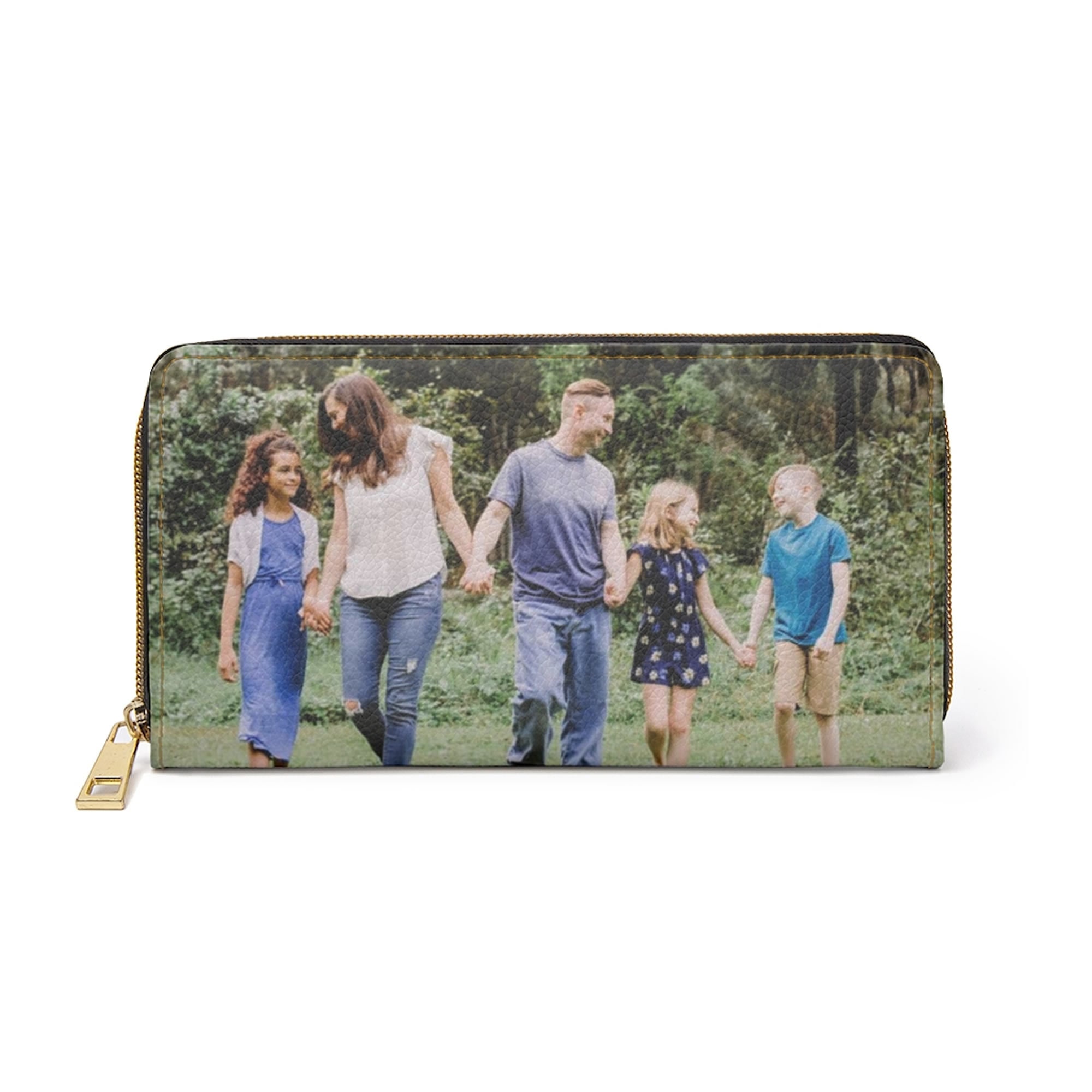 Custom Photo Zipper Wallet Custom Wallet Family Photo - Etsy