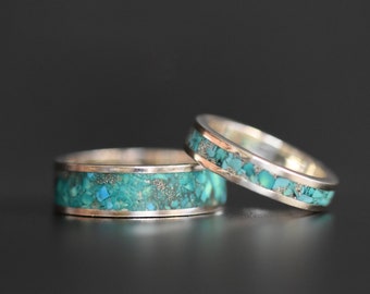 Turquoise Inlay Ring | Etsy