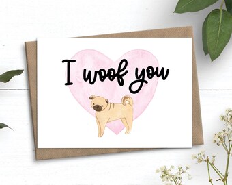I Woof You | Etsy