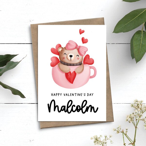 Cute Valentine Card - Etsy