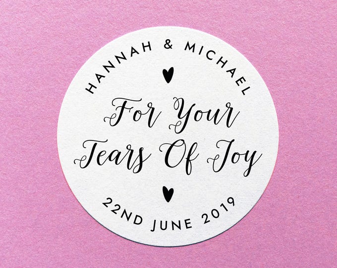 For Your Happy Tears Stickers Happy Tears Labels Tissue Box Label Tears ...