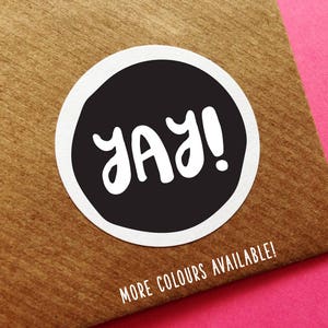 Cute Stickers, Yay Labels, Happy Post Stickers, Yay Packaging Label ...
