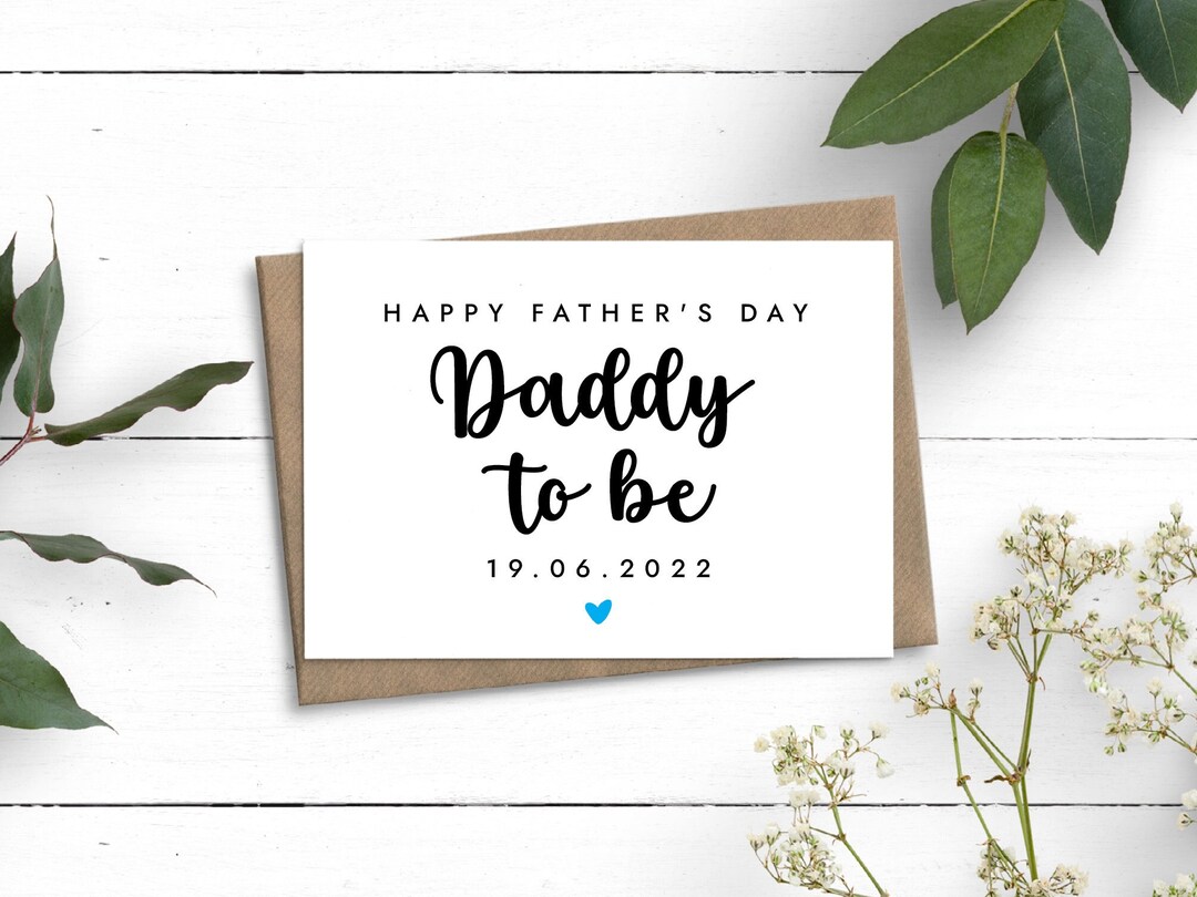 Daddy to Be Father's Day Card, New Dad Card, First Father's Day Card ...
