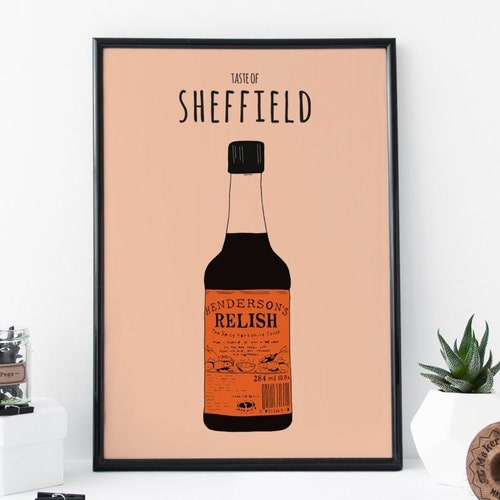 Henderson's Relish Art Print Taste of Sheffield A4 Poster - Etsy