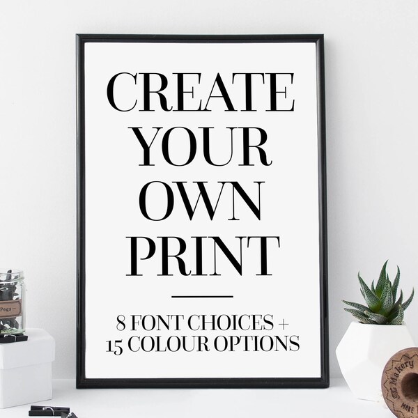 Personalized Poster - Etsy