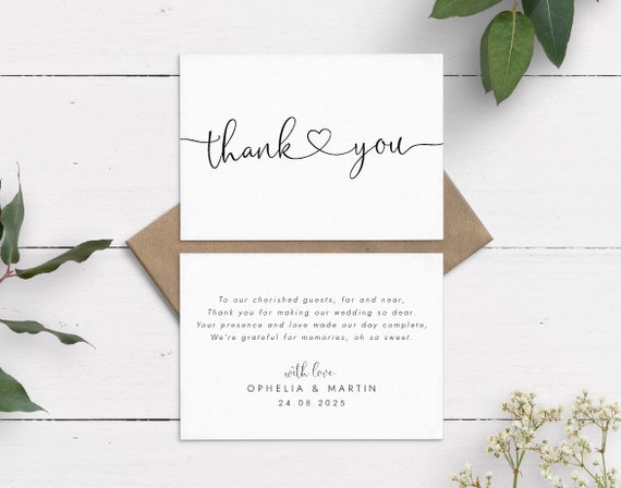 Wedding Reception Thank You Poems