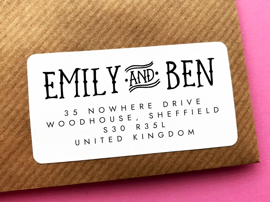 Return Address Label, Wedding Invitation Address Label, Nautical ...