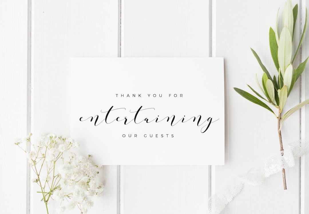 Wedding Singer Card, Wedding DJ Thank You, Band Thank You Card, Wedding ...