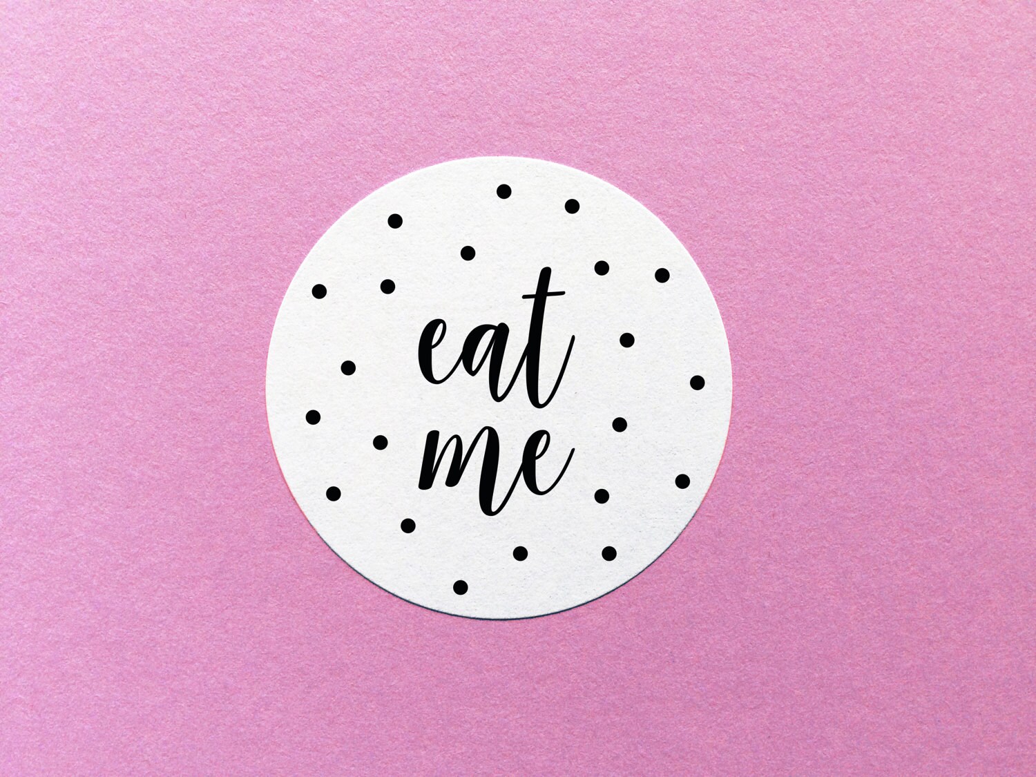 Eat Me Sticker Confetti Wedding Label Party Favour Stickers - Etsy UK