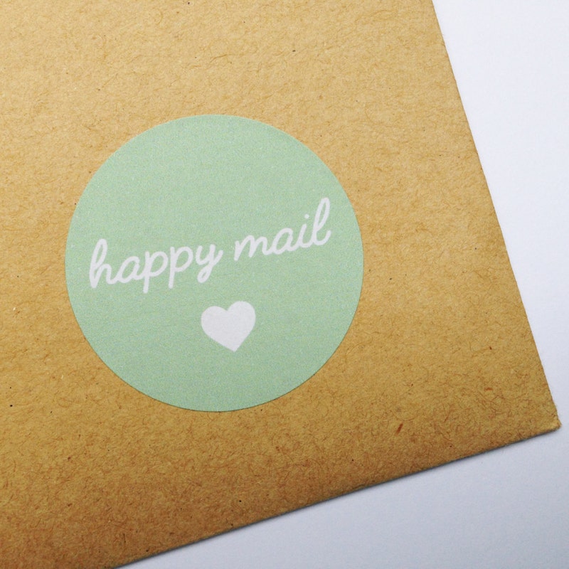 Happy Mail Stickers - Etsy