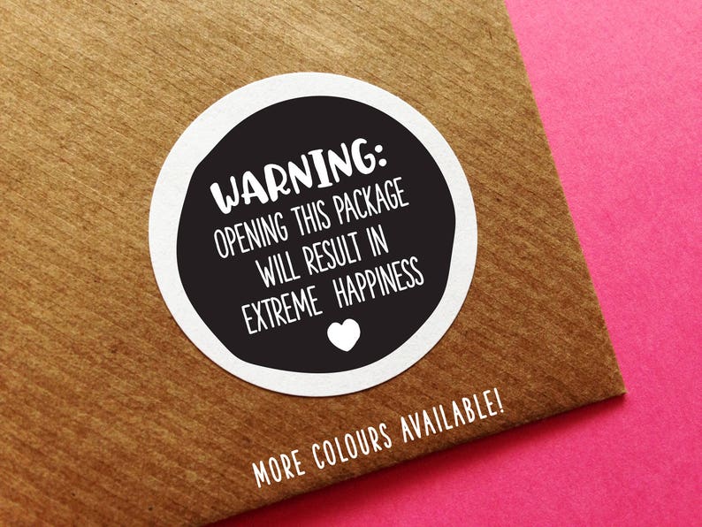 Cute Packaging Stickers Happy Post Stickers Cute Happy Mail | Etsy