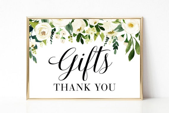 Wedding Gifts Sign Wedding Day Sign Wedding Day Signage | Etsy