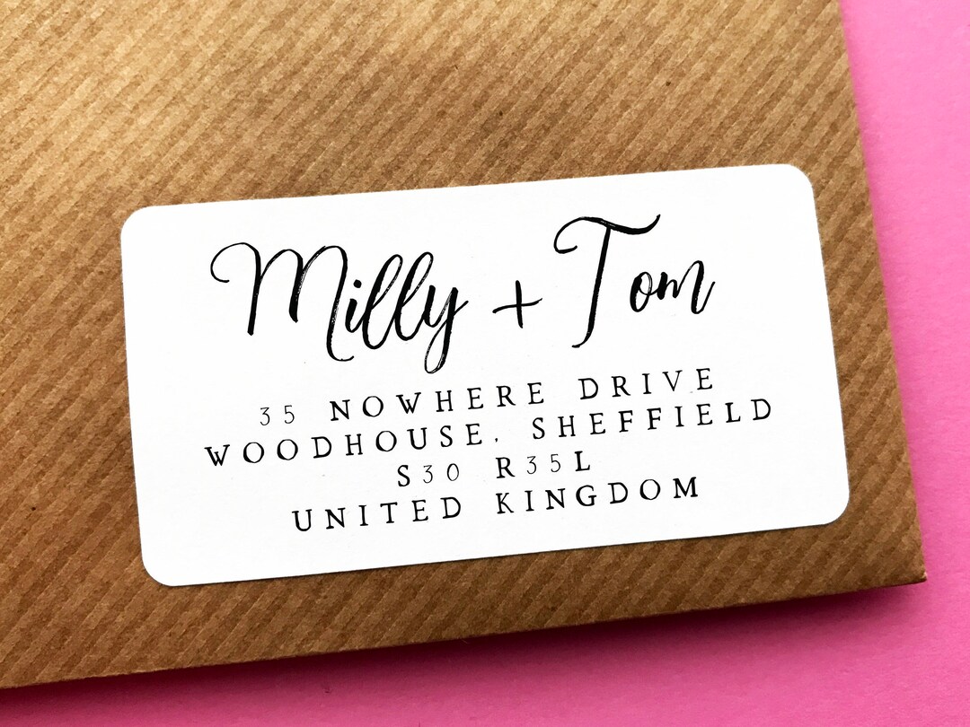 Rustic Return Address Label, Return Address Label, Family Address Label ...