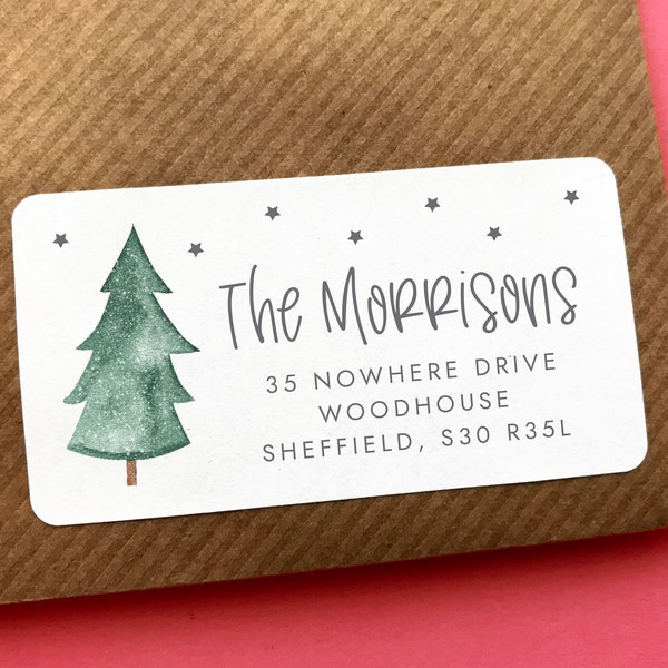 Christmas Tree Label - Etsy
