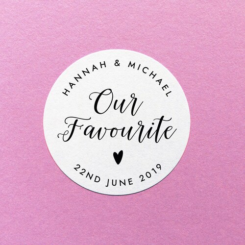 Her Favourite Sticker Party Favour Stickers Her Favorite - Etsy UK