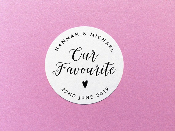 Our Favourite Sticker Party Favour Stickers Our Favorite - Etsy