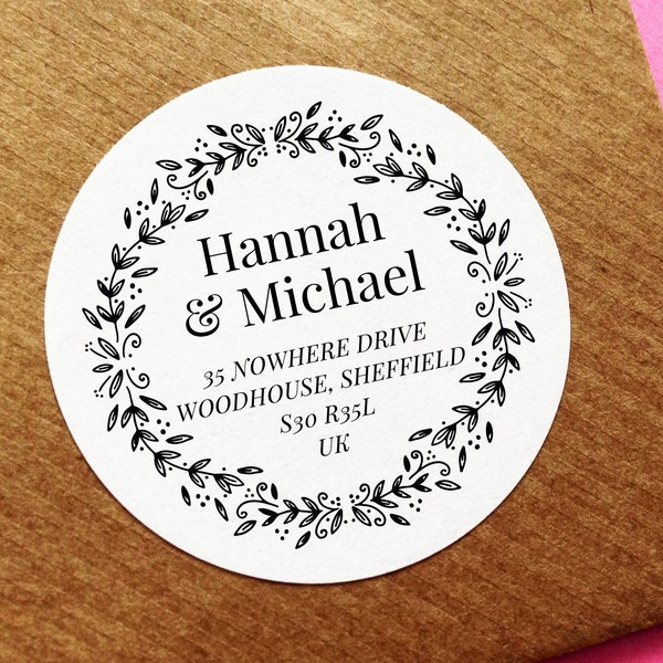 Circle Labels - Etsy