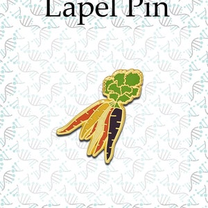 Rainbow Carrot Bunch Hard Enamel Pin - Etsy