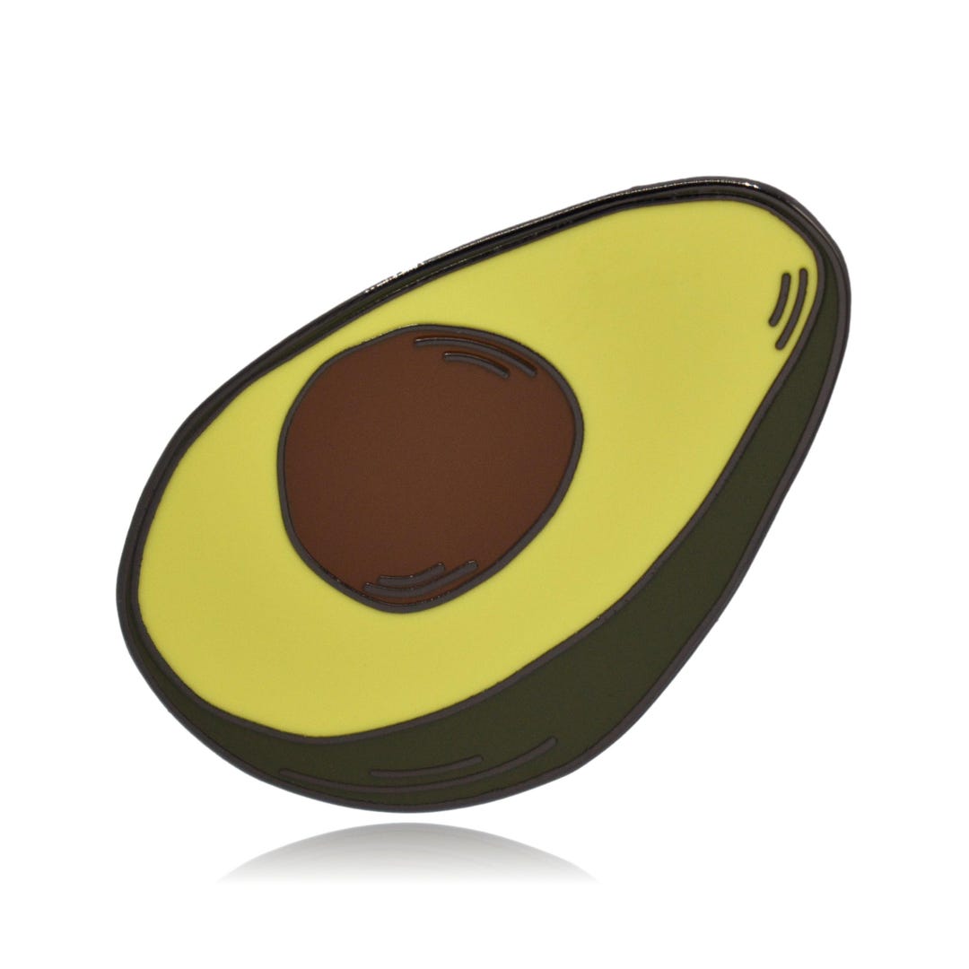 Avocado Hard Enamel Pin - Etsy