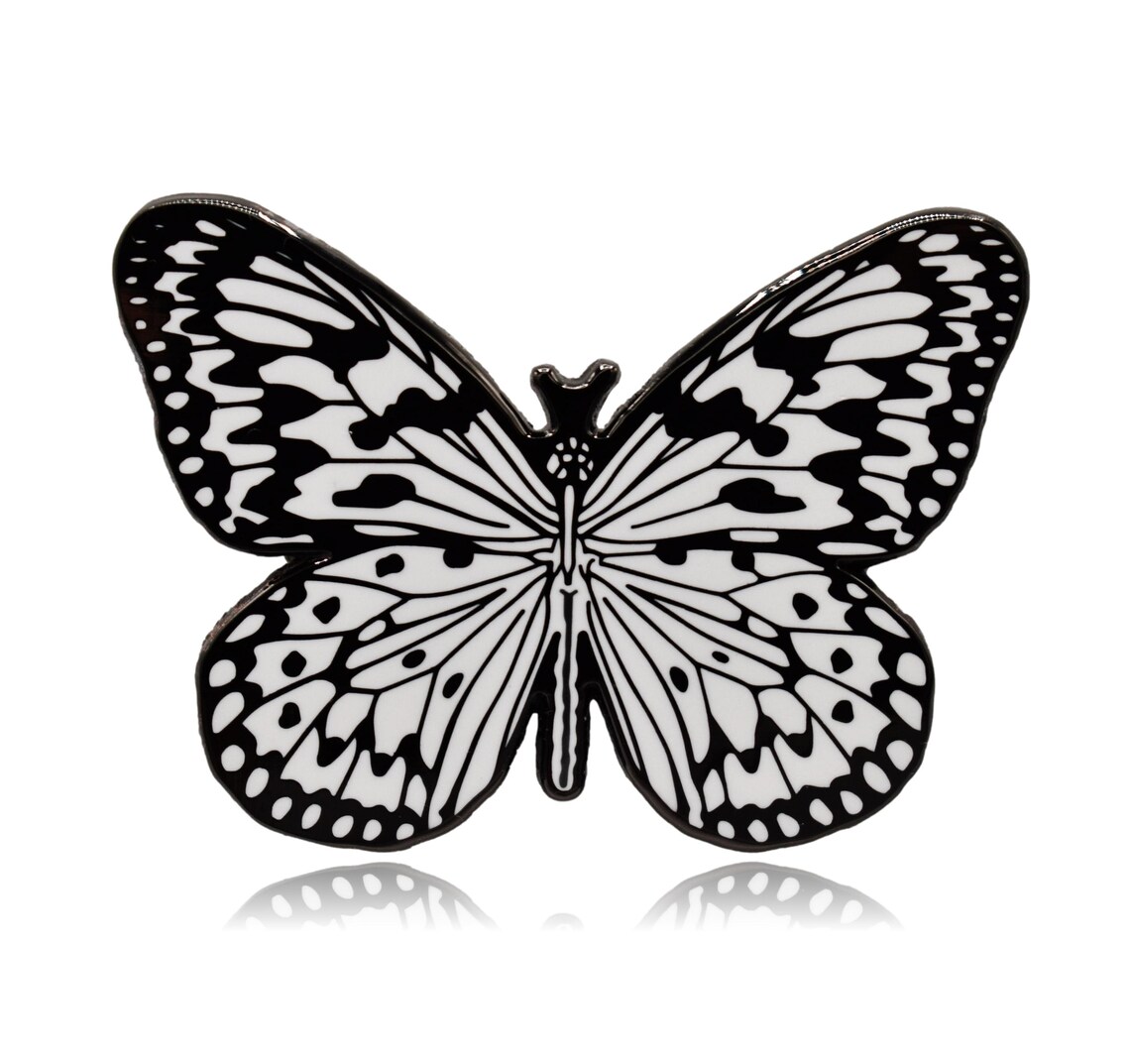 Paper Kite Butterfly Hard Enamel Pin - Etsy