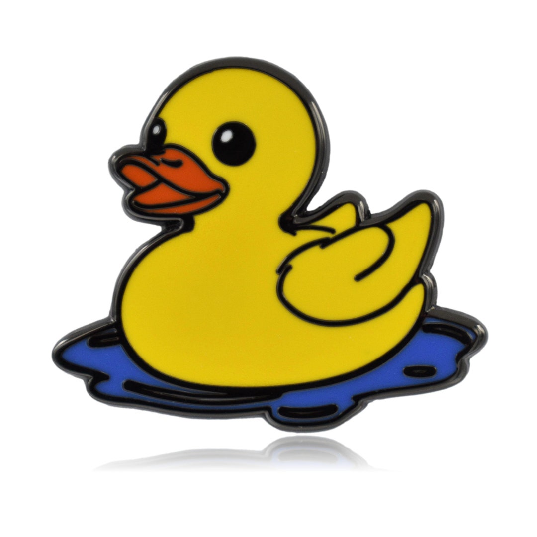Rubber Duck Enamel Pin - Etsy