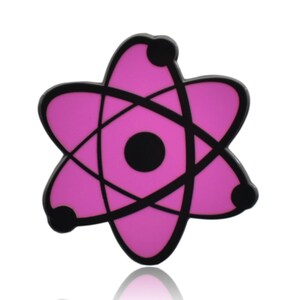 Atomic Symbol Hard Enamel Lapel Pin - Etsy