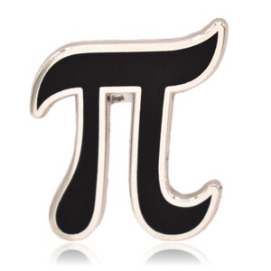 Pi Symbol Hard Enamel Pin - Etsy