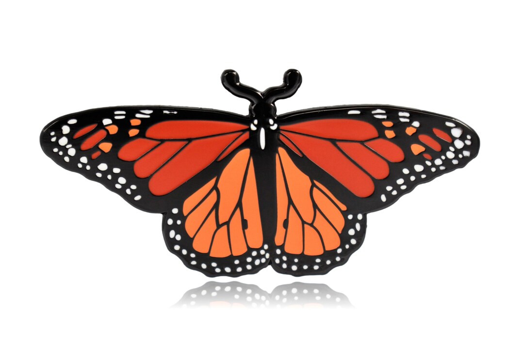Monarch Butterfly Hard Enamel Pin - Etsy