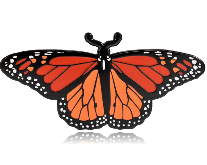 Monarch Butterfly Hard Enamel Pin - Etsy