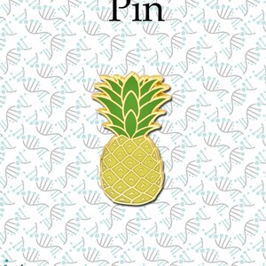 Pineapple Hard Enamel Pin - Etsy