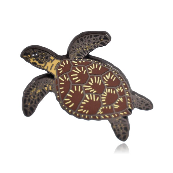 Turtle Enamel Pin - Etsy