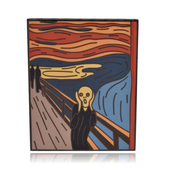 The Scream Edvard Munch Hard Enamel Pin | Etsy