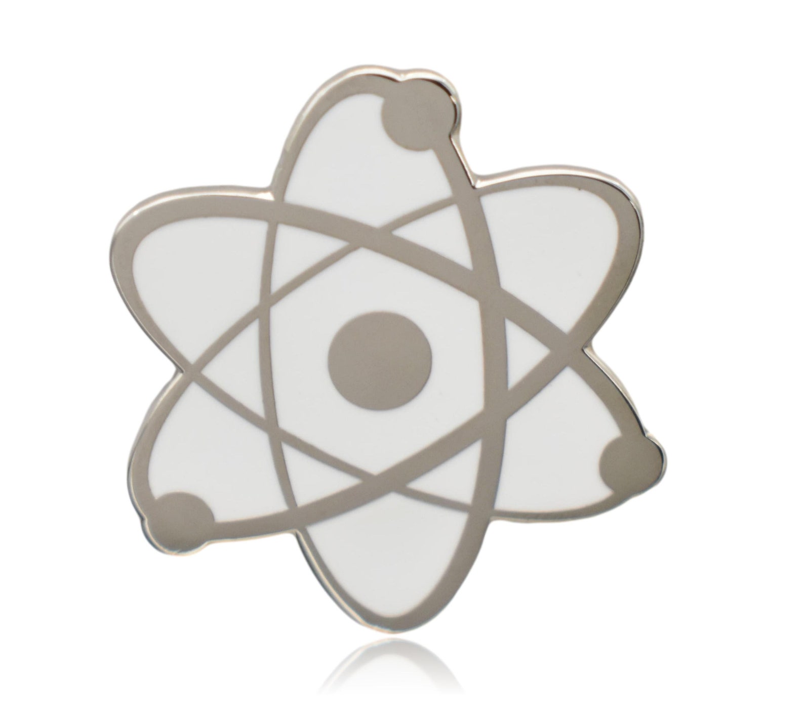 Atomic Symbol Hard Enamel Lapel Pin - Etsy