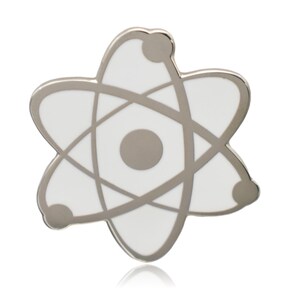 Atomic Symbol Hard Enamel Lapel Pin - Etsy