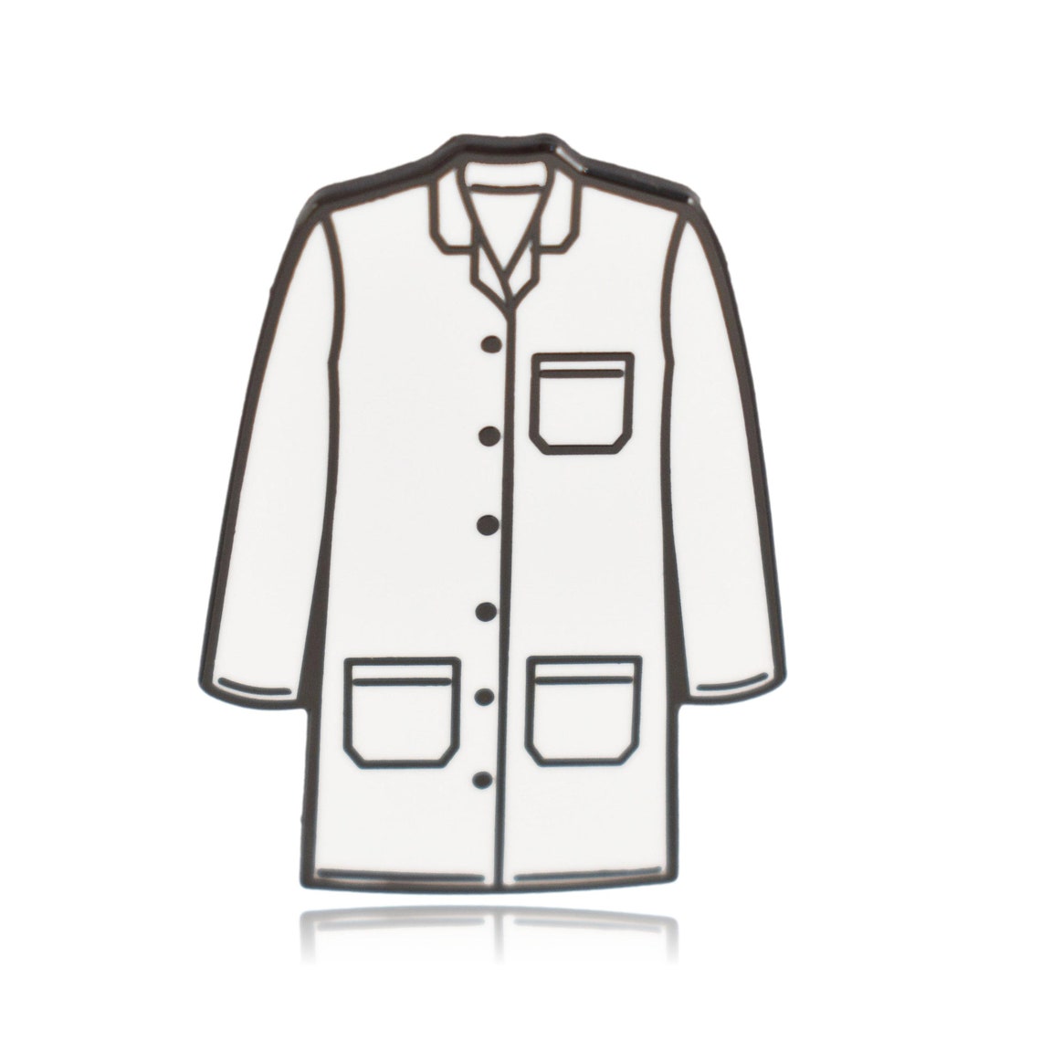 Lab Coat Science Hard Enamel Pin - Etsy