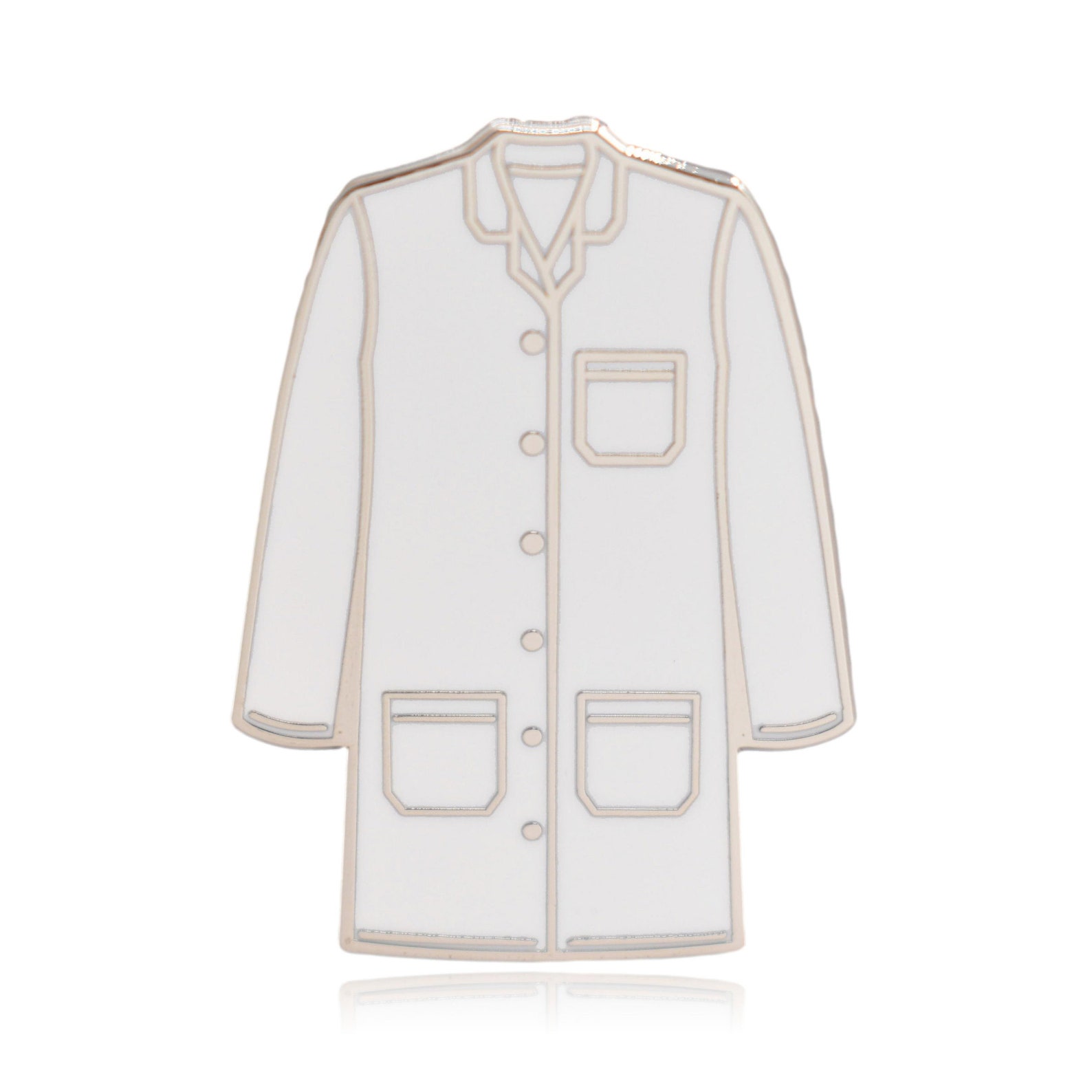 Lab Coat Science Hard Enamel Pin - Etsy