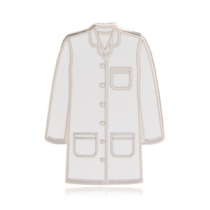 Lab Coat Science Hard Enamel Pin - Etsy