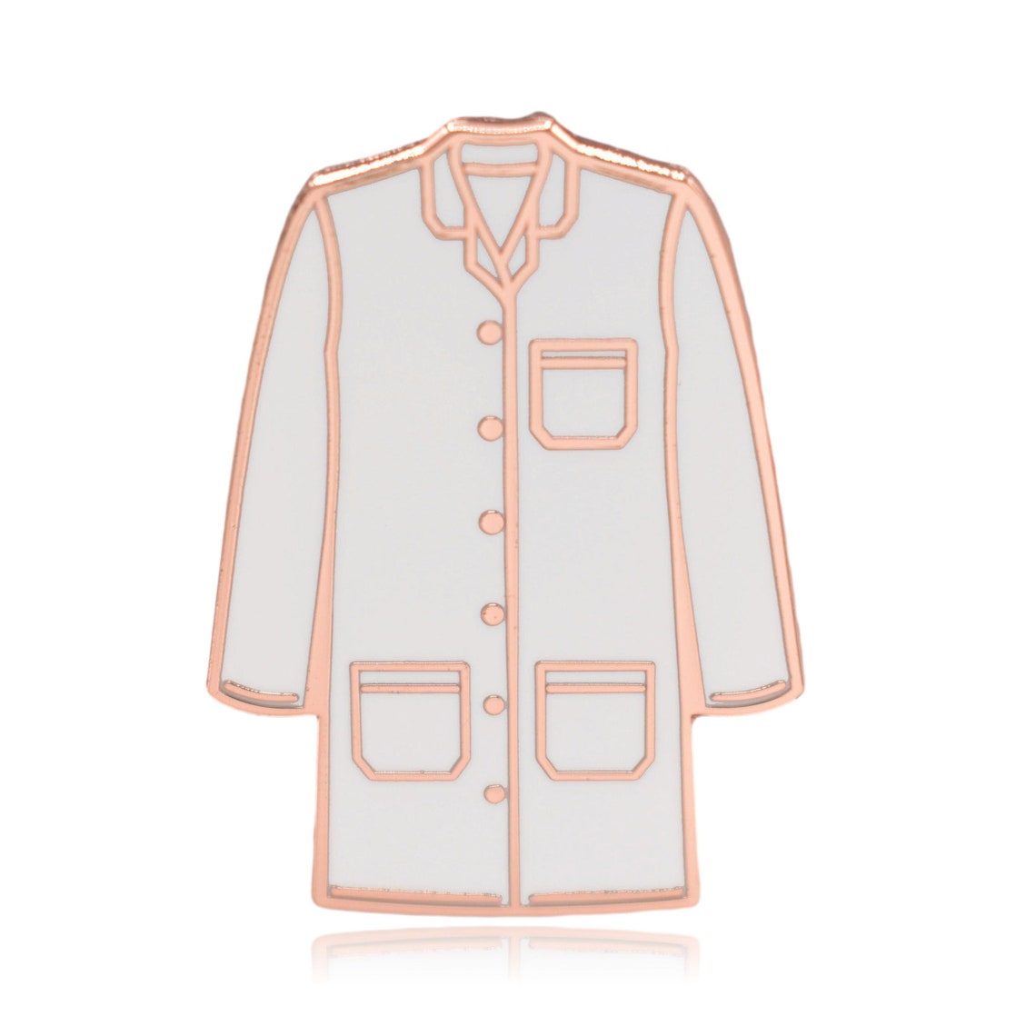 Lab Coat Science Hard Enamel Pin - Etsy