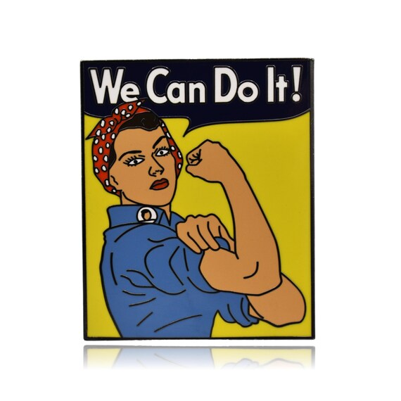 Rosie the Riveter Hard Enamel Pin | Etsy