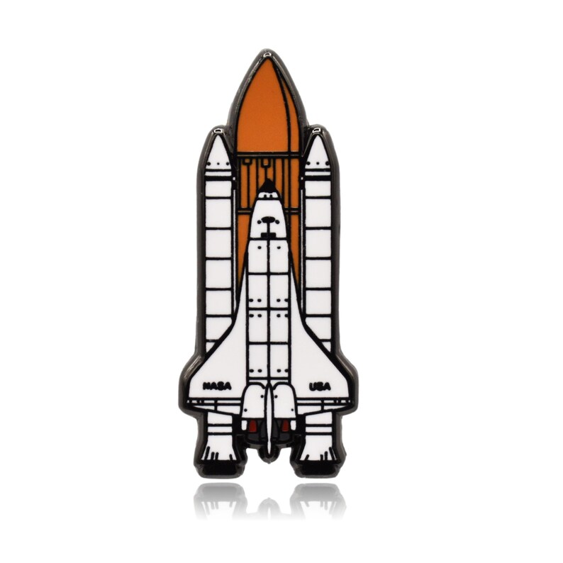 NASA Space Shuttle Hard Enamel Pin - Etsy