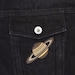 Planet Saturn Enamel Pin - Etsy