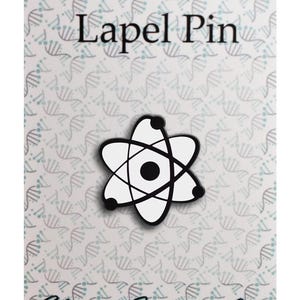 Atomic Symbol Hard Enamel Lapel Pin - Etsy