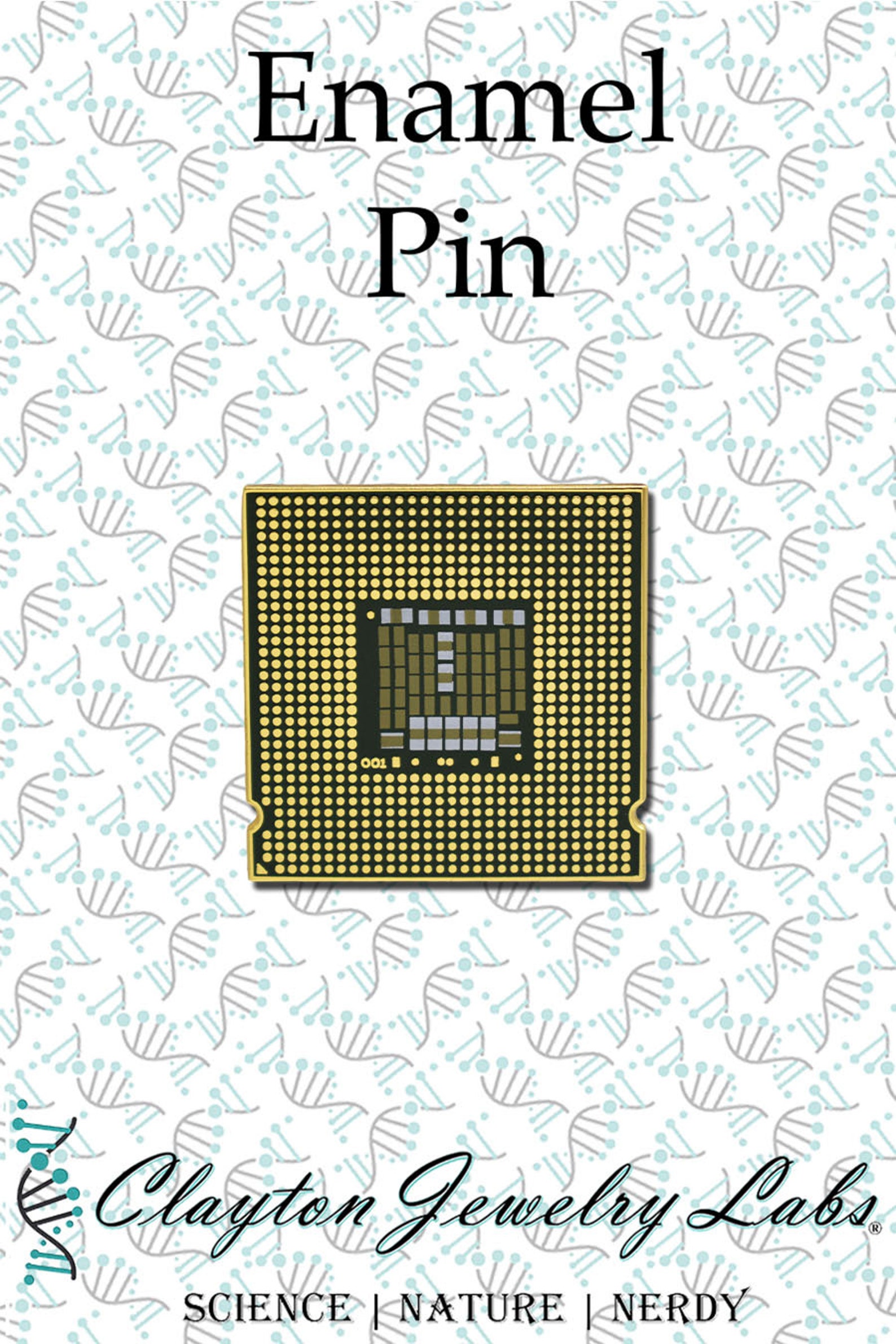 CPU Processor Chip Hard Enamel Pin - Etsy
