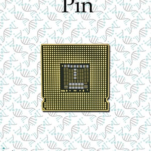 CPU Processor Chip Hard Enamel Pin - Etsy
