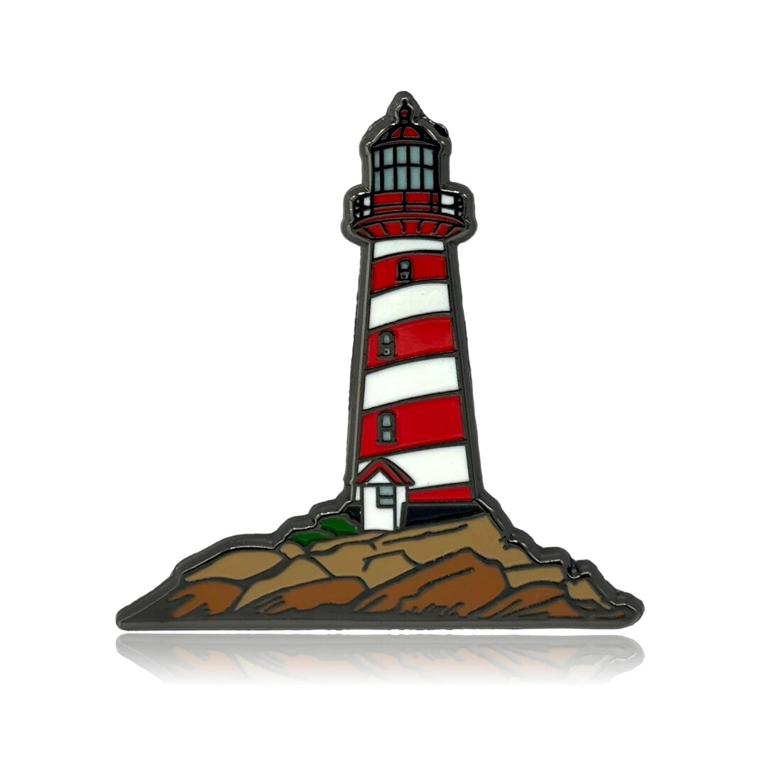 Lighthouse Enamel Pin - Etsy
