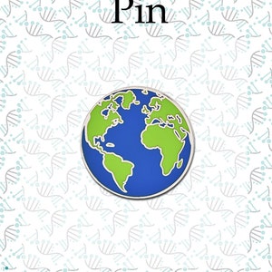 Planet Earth Hard Enamel Pin - Etsy