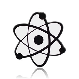 Atomic Symbol Hard Enamel Lapel Pin - Etsy