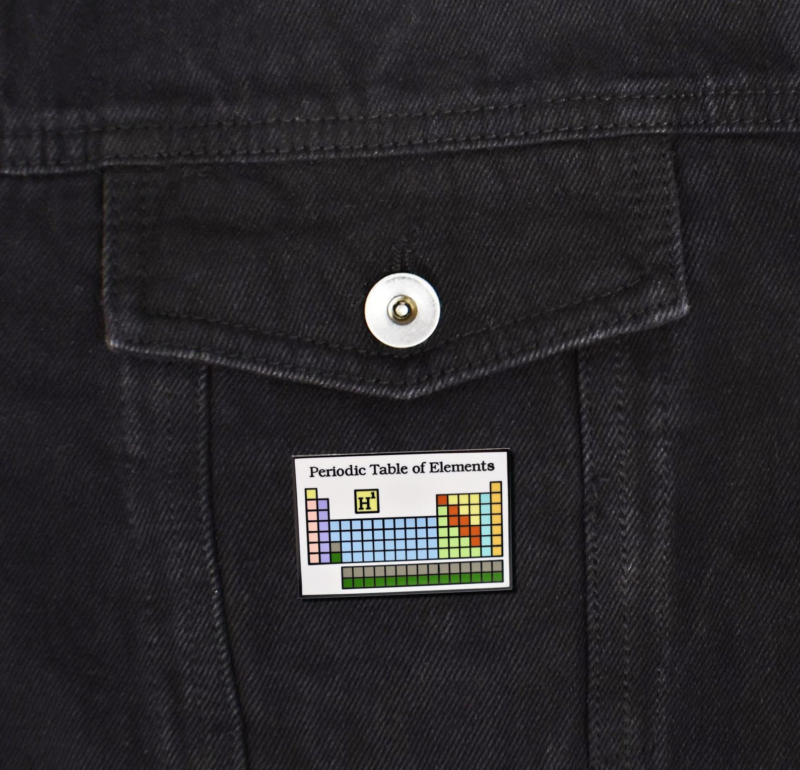 Periodic Table of Elements Hard Enamel Pin - Etsy