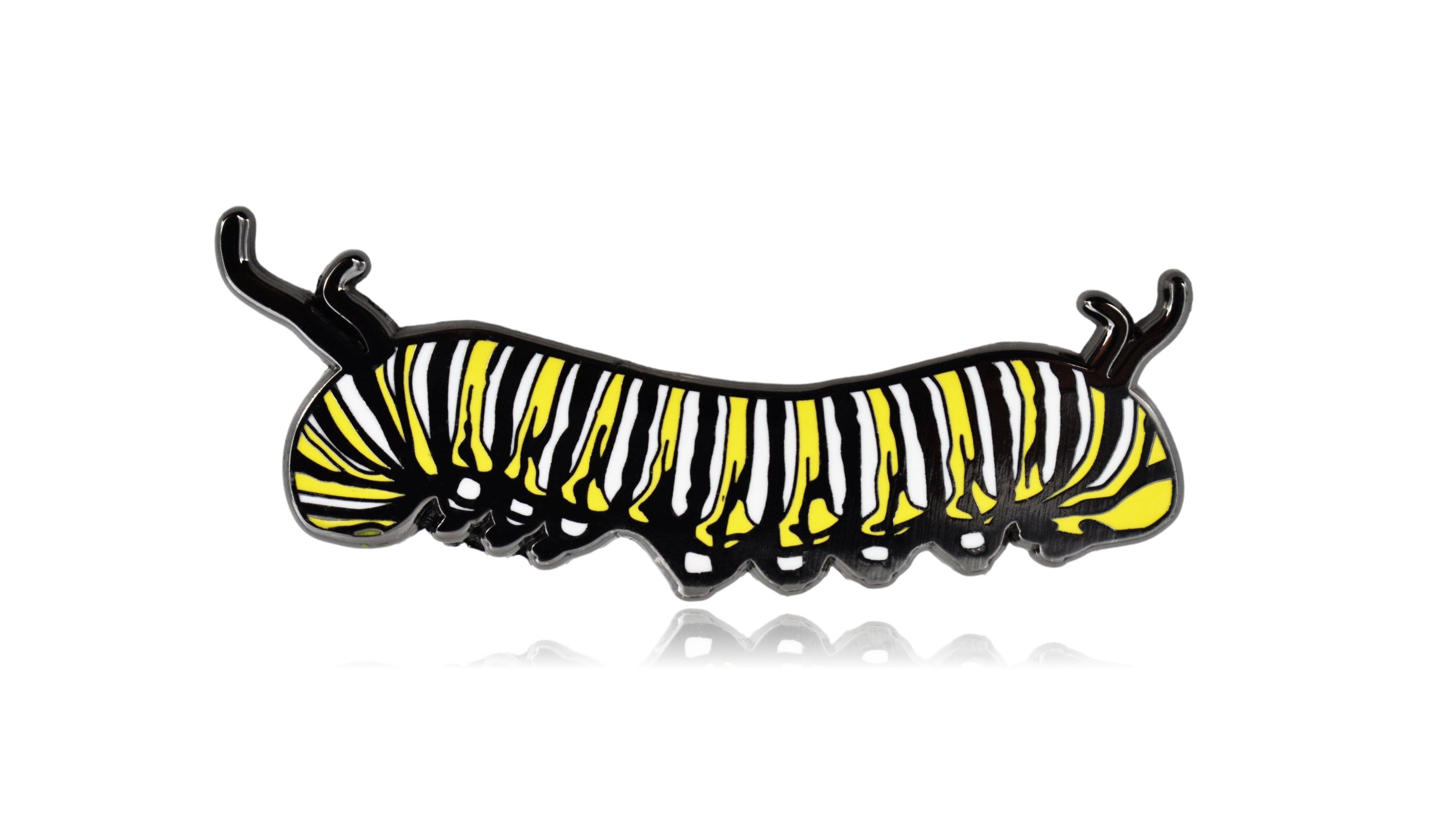 Monarch Caterpillar Hard Enamel Pin | Etsy