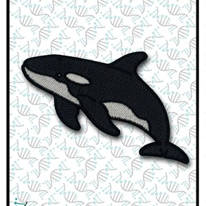 Orca Whale Embroidered Iron-on Patch - Etsy